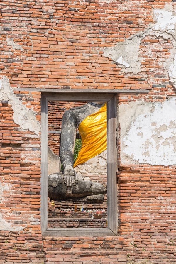 Buddha Statue of Thailand ,Point of View from Window Stock Image ...