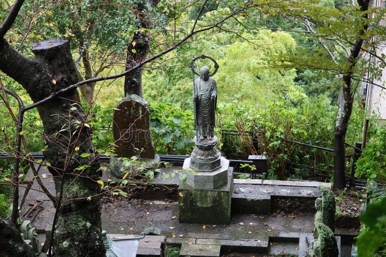Buddha Statue among Trees and Greenery Editorial Stock Image - Image of ...