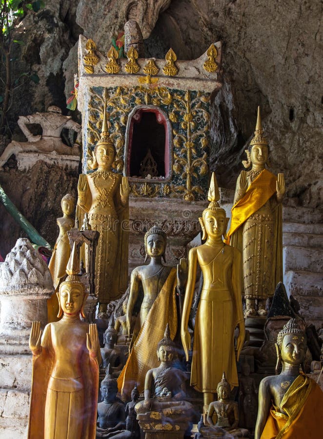 Buddha cave stock image. Image of laos, statue, buddah - 1769351