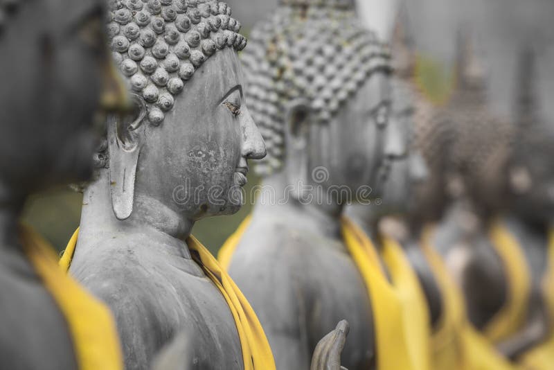 Buddha Statues in Seema Malaka Temple, Colombo, Sri Lanka Stock Photo ...