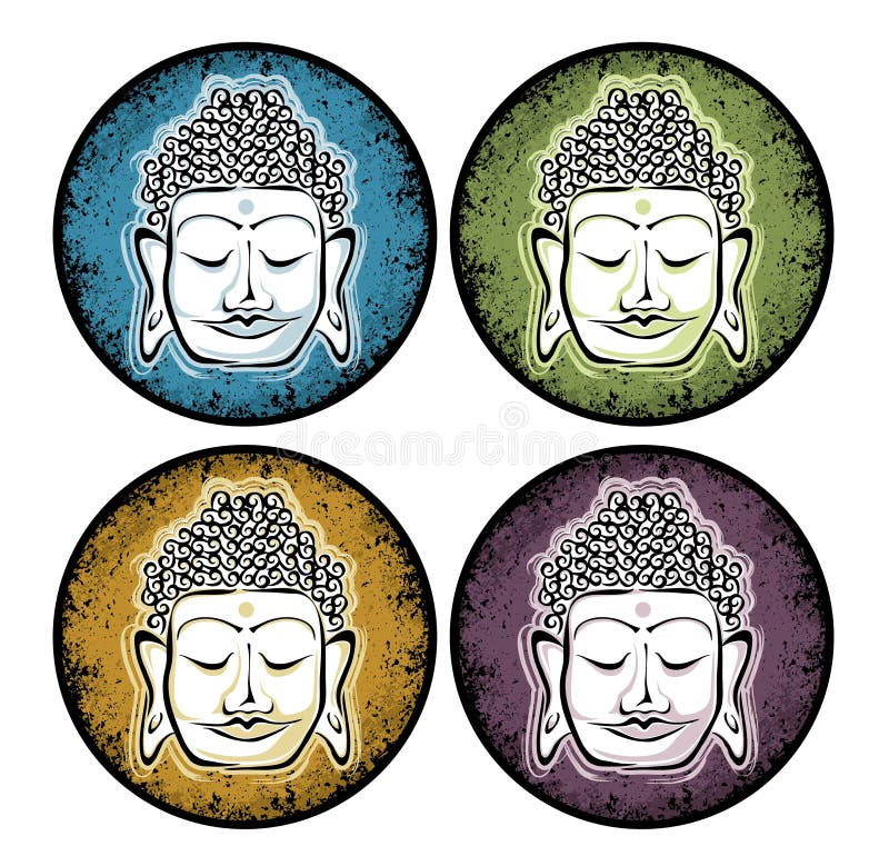 Buddha Symbol stock vector. Illustration of meditating - 38539733