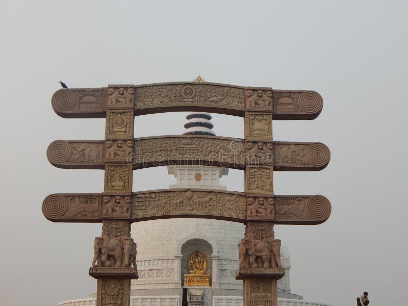 Buddha temple gate stock photo. Image of india, temple - 174085984