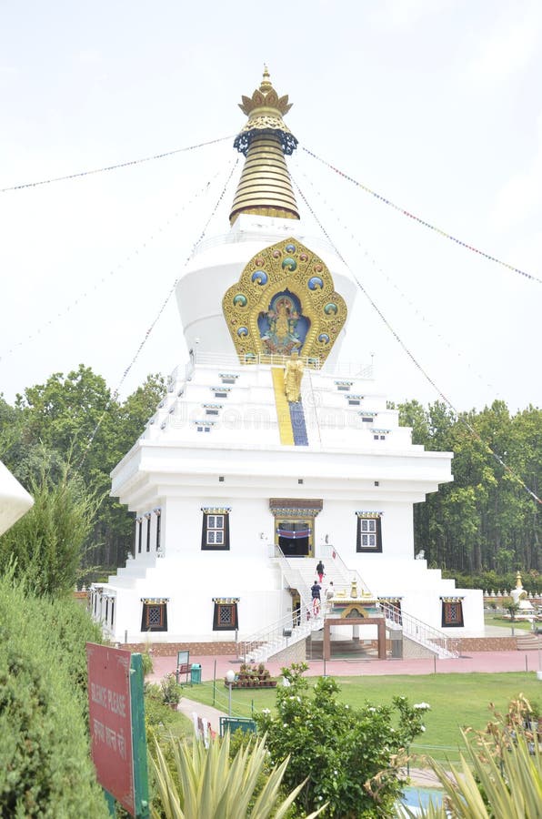 Buddha temple gumpha stock photo. Image of buddha, chandrabani - 165887712