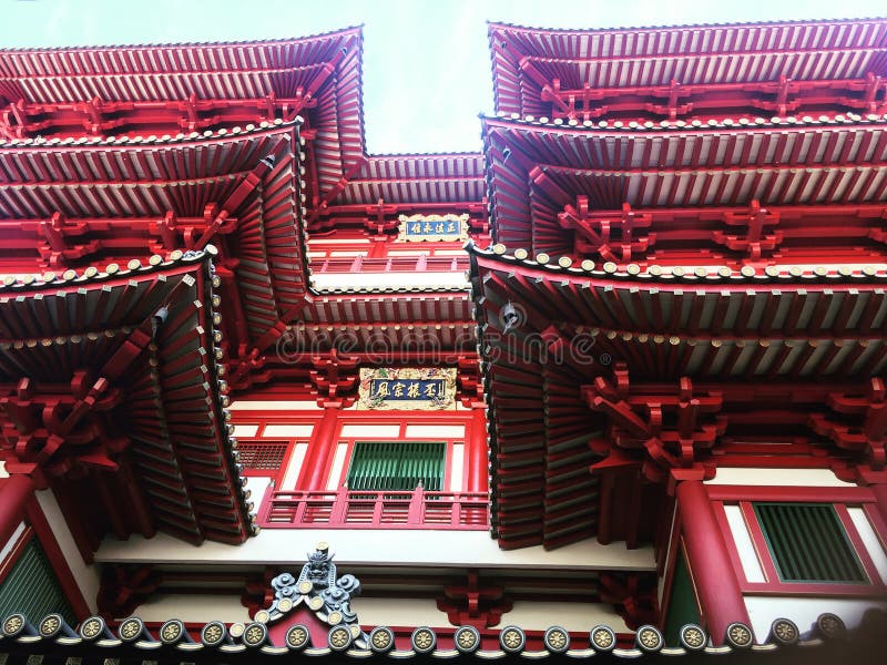 Buddha Tooth Temple stock image. Image of sunshine, nice - 83394635