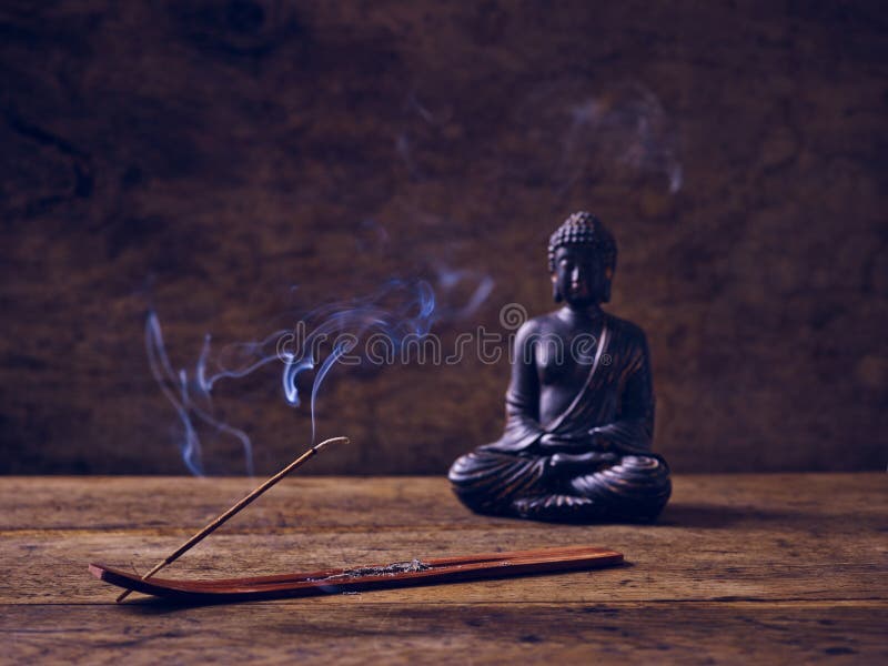 Buddha Wood joss stick stock image. Image of buddhism - 40399159