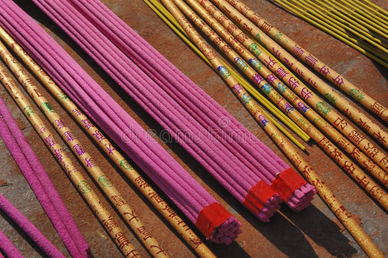 Buddhism incense sticks stock photo. Image of religion - 17522976