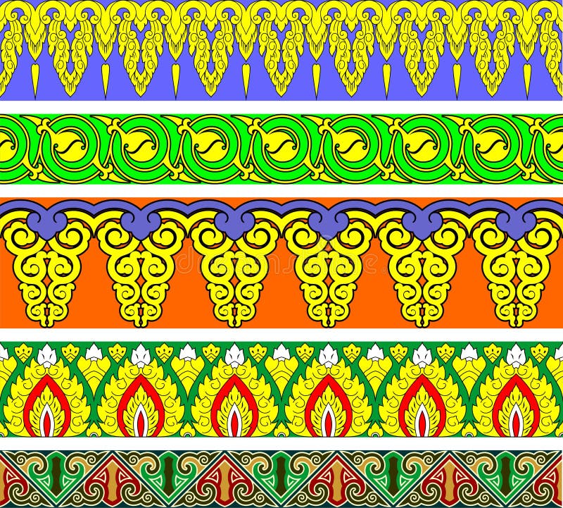 Buddhism ornamental border stock vector. Illustration of ornament ...