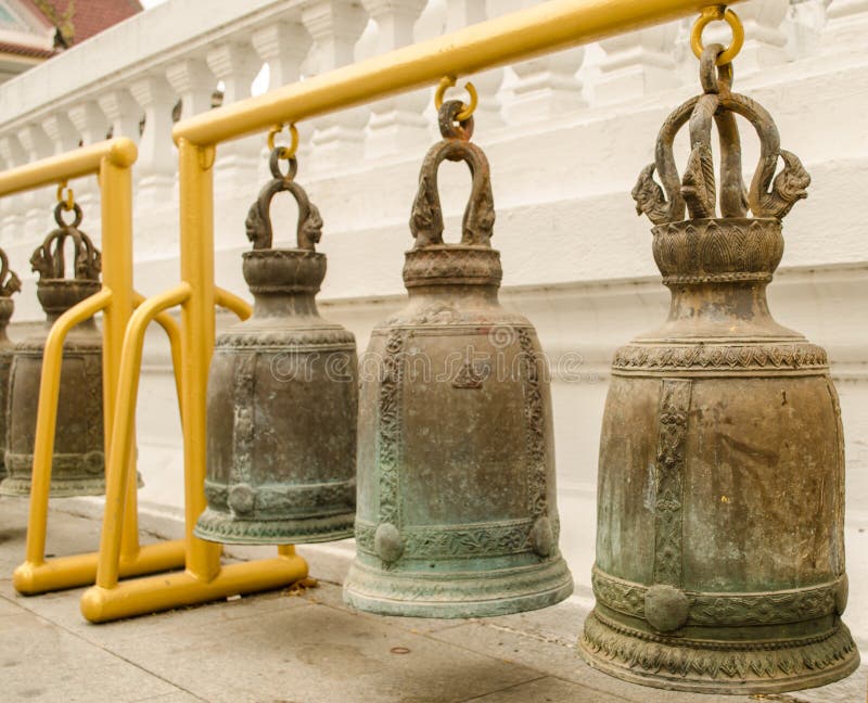 Buddhist bell stock image. Image of travel, buddha, buddhist - 38327383