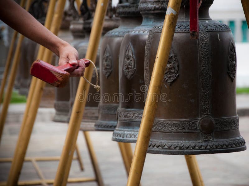 Buddhist Bells stock photo. Image of buddhism, bell, travel - 12425462