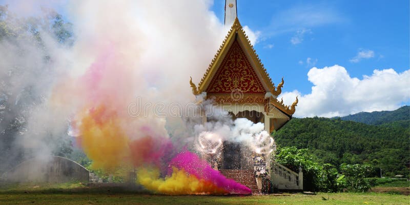 Buddhist cremation stock photo. Image of ceremony, buddhism - 100925114