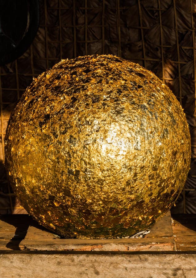 Buddhist golden ball stock photo. Image of ornate, copy - 95064650