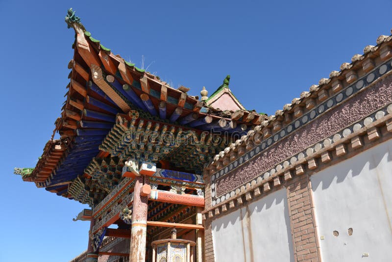 The Buddhist Historic Building in ARou Temple Stock Image - Image of ...
