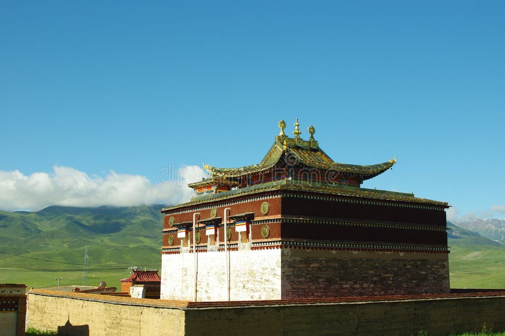 The Buddhist Historic Building in ARou Temple Stock Image - Image of ...