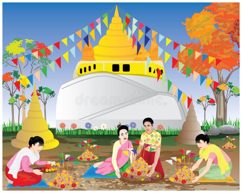 Buddhist Merit Stock Illustrations – 1,598 Buddhist Merit Stock ...