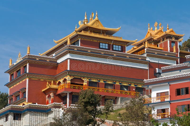 Buddhist monastery stock image. Image of abbey, colorful - 19790645