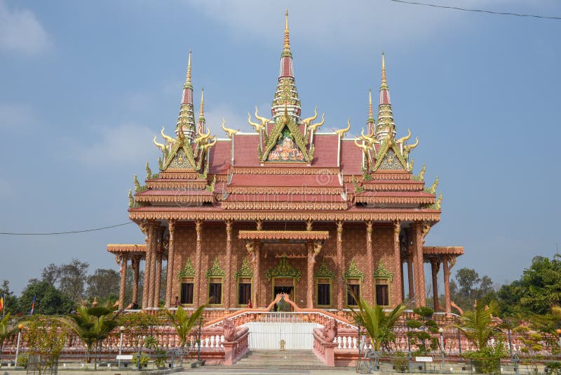 Buddhist Monastery at the Monastic Zone of Lumbini on Nepal Stock Photo ...