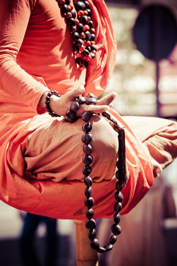 Monk s hand with bead stock photo. Image of monastery - 4781130