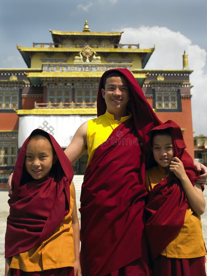Buddhist Monks - Kathmandu - Nepal Editorial Image - Image of monks ...