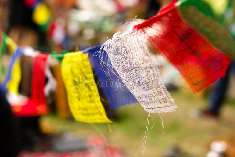 Buddhist prayer flags stock photo. Image of friar, buddha - 50604206