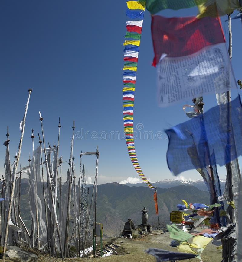 Buddhist Prayer Flags stock photo. Image of religion - 12532058