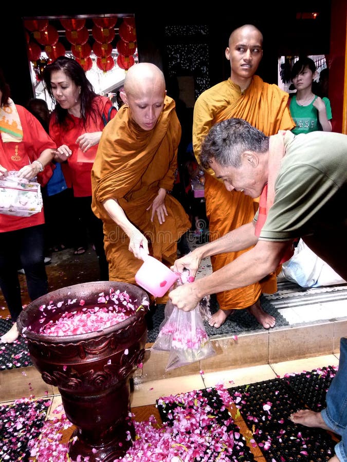 Buddhist Religious Ceremony Editorial Photography - Image of holy ...