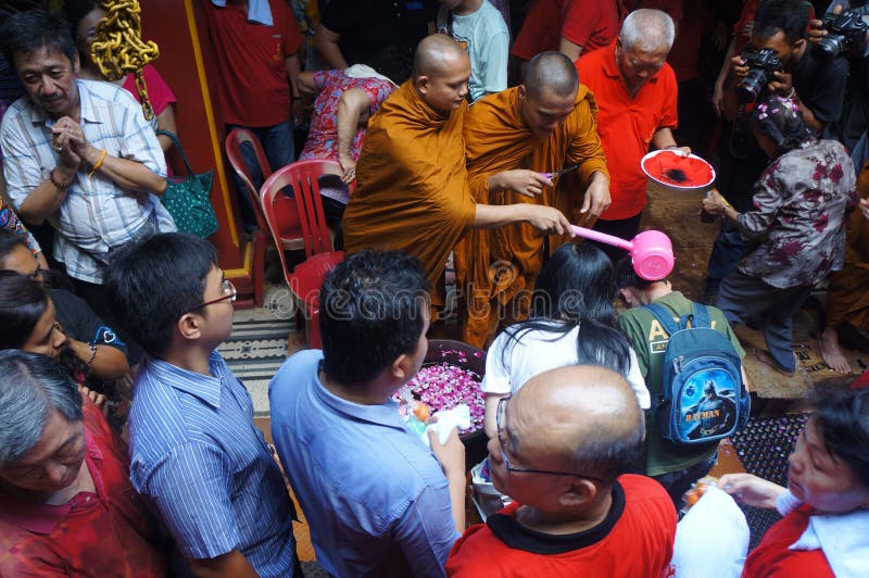 Buddhist religious ritual editorial photo. Image of temple - 50019821