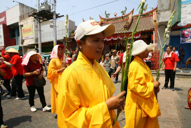 Buddhist ritual editorial photo. Image of yellow, temple - 61321721