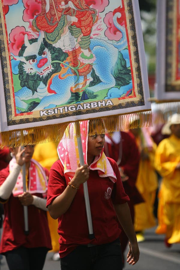 Buddhist ritual editorial image. Image of street, temple - 61321760
