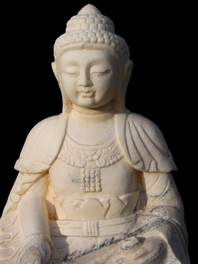Buddhist statue stock image. Image of marble, buddishm - 6789343