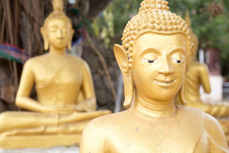 Buddhist statue stock image. Image of heritage, monument - 136497089