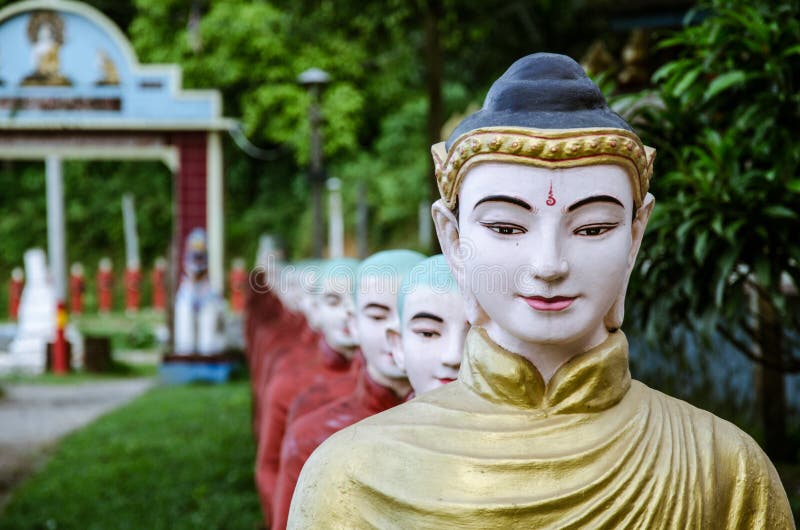 Buddhist Statues stock photo. Image of statues, outdoors - 83692778