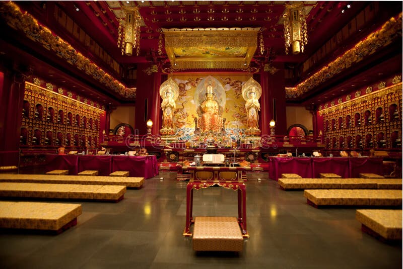 Inside Buddhist Temple