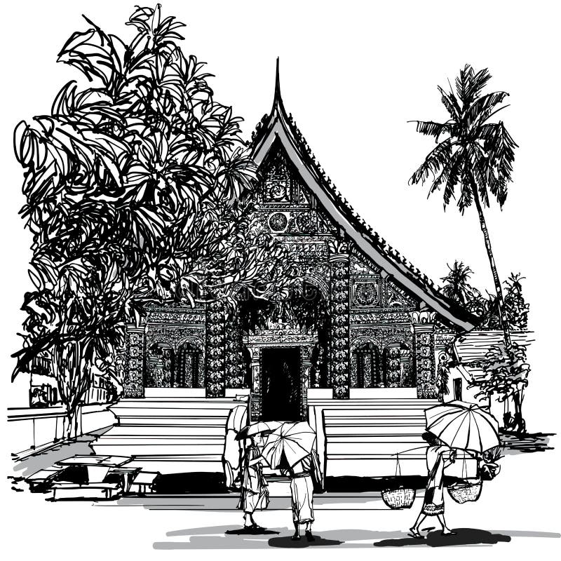 Temple Lao Stock Illustrations – 122 Temple Lao Stock Illustrations ...