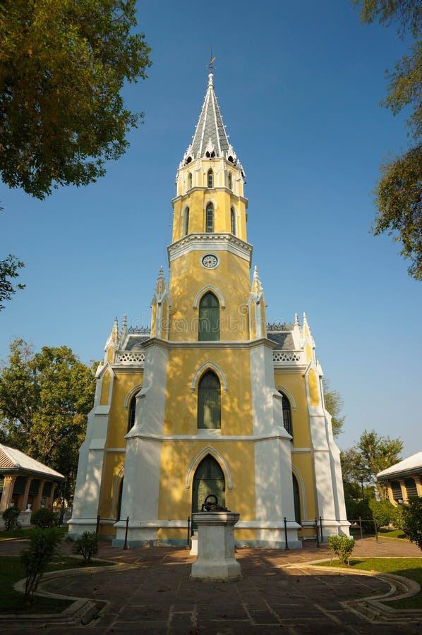 The Buddhist Temple in Gothic Style Stock Photo - Image of temple ...