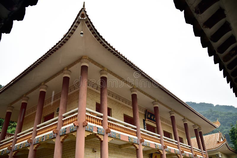 Buddhist temple Hongfa stock image. Image of monastery - 68743441