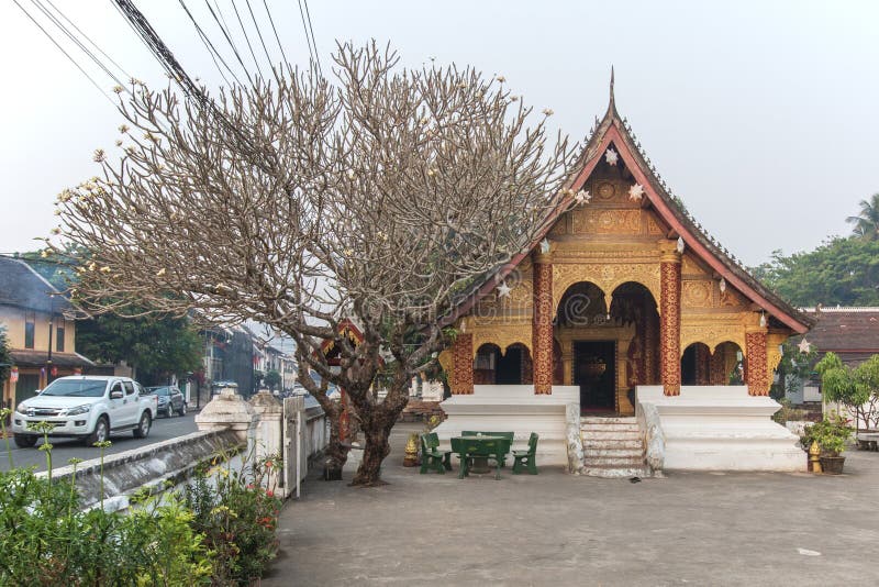 Buddhist Temple in Luang Prabang, Laos Editorial Stock Photo - Image of ...