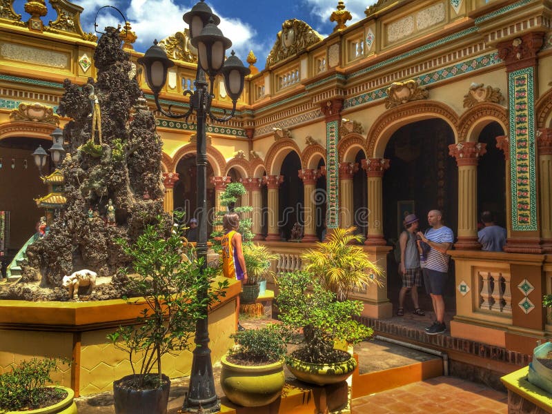 Buddhist Temple Near Saigon (Ho Chi Minh) Editorial Stock Photo - Image ...