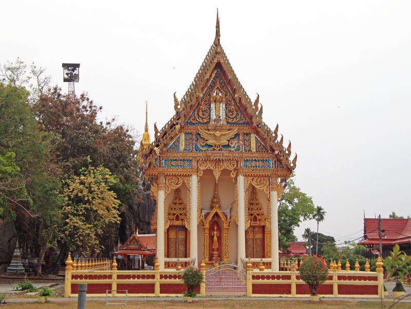 Buddhist Temple in Phetchaburi, Thailand Stock Photo - Image of ...