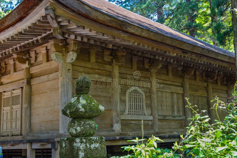 Cedar Temple Structure in Japan Stock Image - Image of scenery, trees ...