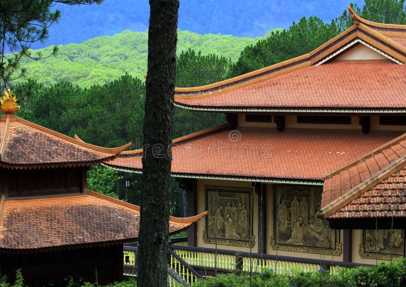 Buddhist temple, Vietnam stock photo. Image of buddhist - 68870754