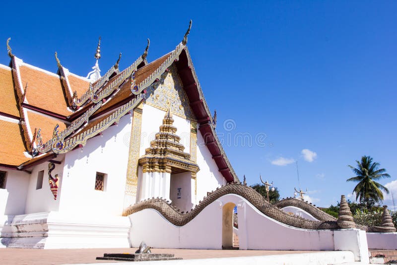 Buddhist Temple of Wat Phumin in Nan, Thailand Stock Image - Image of ...