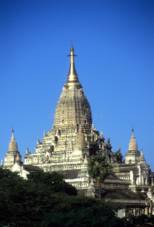 Buddhist Temples in Ancient Ruins of Pagan Stock Photo - Image of burma ...