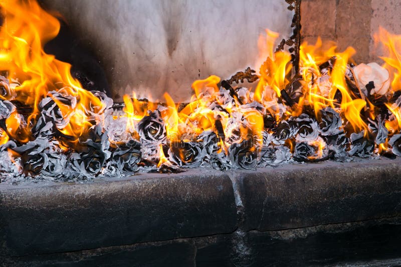 The Buddhist Thai Cremation Stock Photo - Image of cremate, buddhism ...