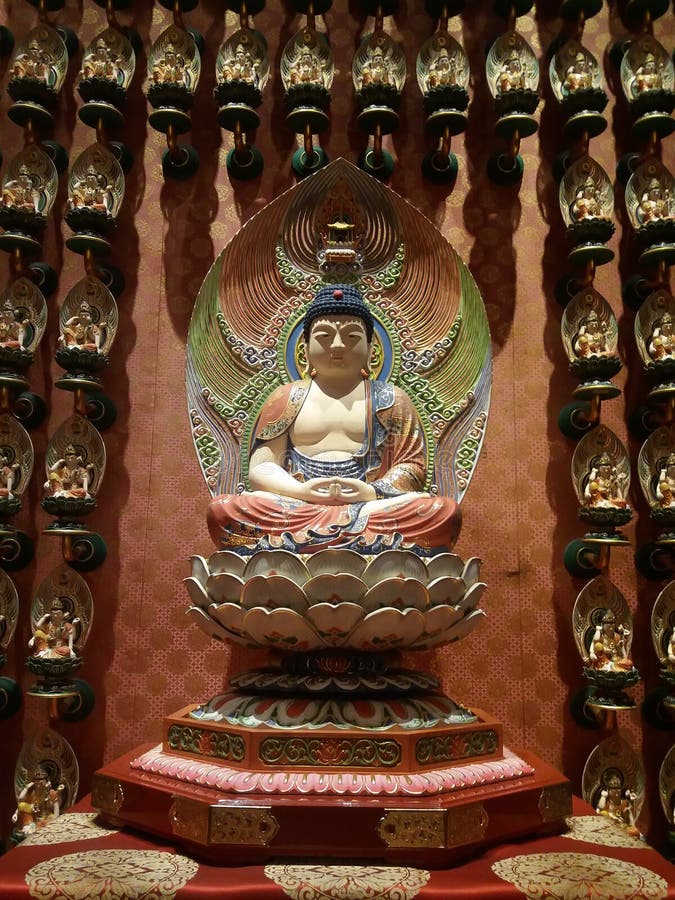 Buddhist Tooth Relic Temple - Singapore Stock Photo - Image of ...