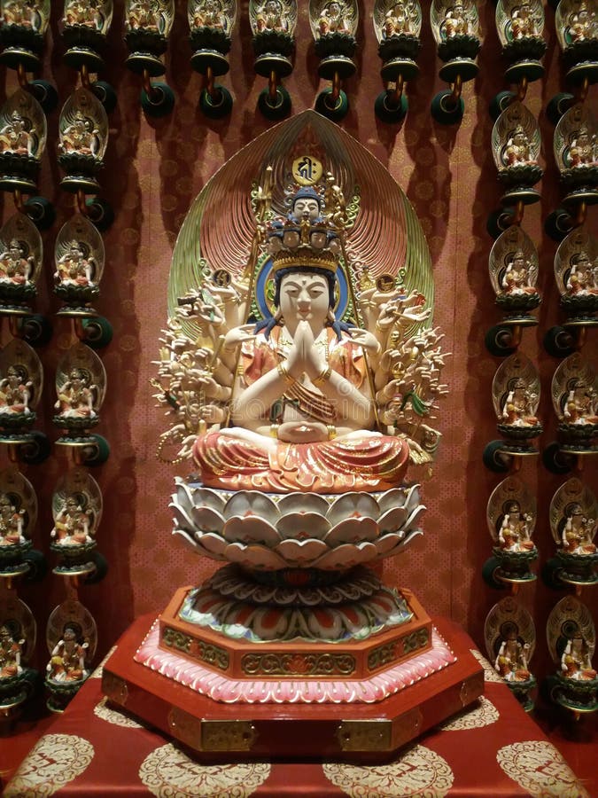 Buddhist Tooth Relic Temple - Singapore Editorial Stock Image - Image ...