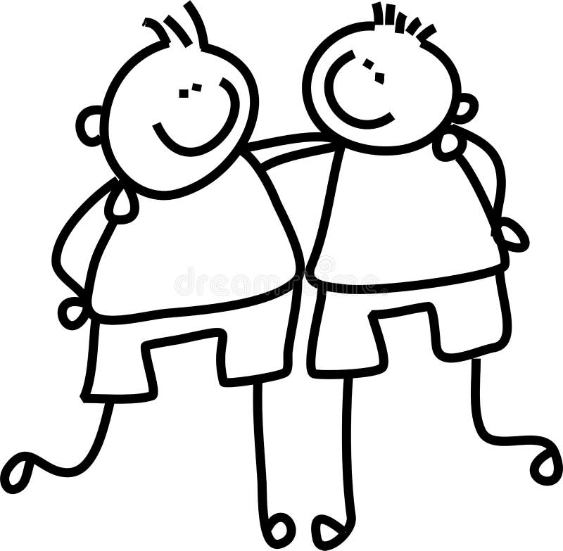 Marching kids stock illustration. Illustration of pals - 5370735