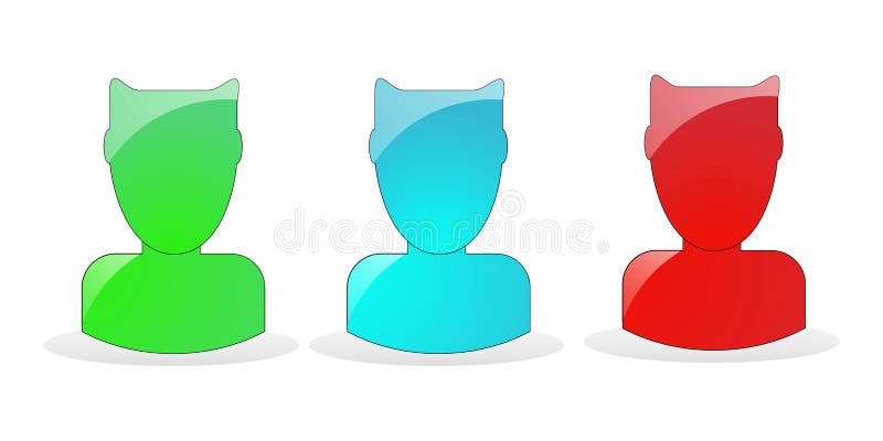 Buddy icons stock vector. Illustration of buttons, chat - 9485435