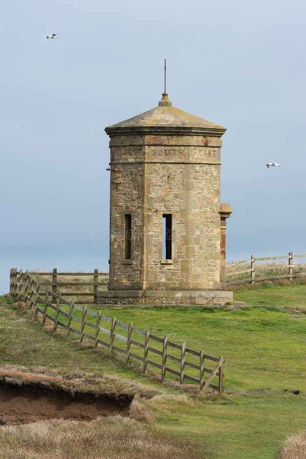 Compass Tower on the Cliff Top at Bude , Cornwall on August 15, 2013 ...
