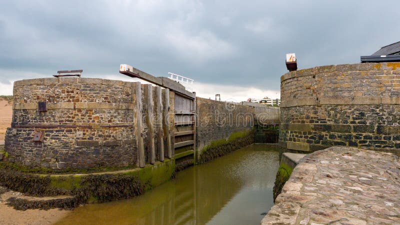 Bude Lock Located in Cornwall, England Stock Image - Image of landscape ...