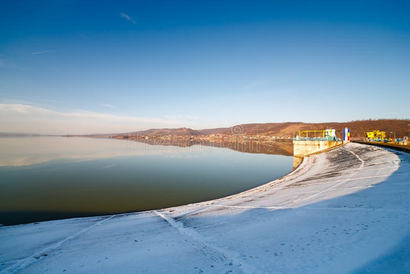 Budeasa, Arges - Barrage Lake Stock Image - Image of electrical, canyon ...